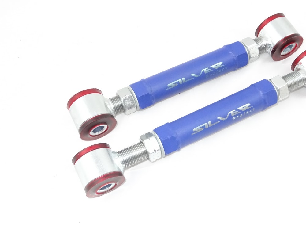 Rear adjustable Toe arms for Ford Focus , Mazda 3 , Volvo C30 Silver ...