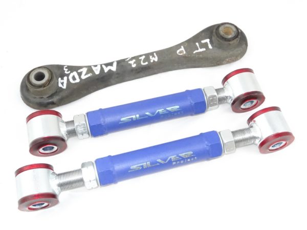 Rear adjustable Toe arms for Ford Focus , Mazda 3 , Volvo C30 Silver ...